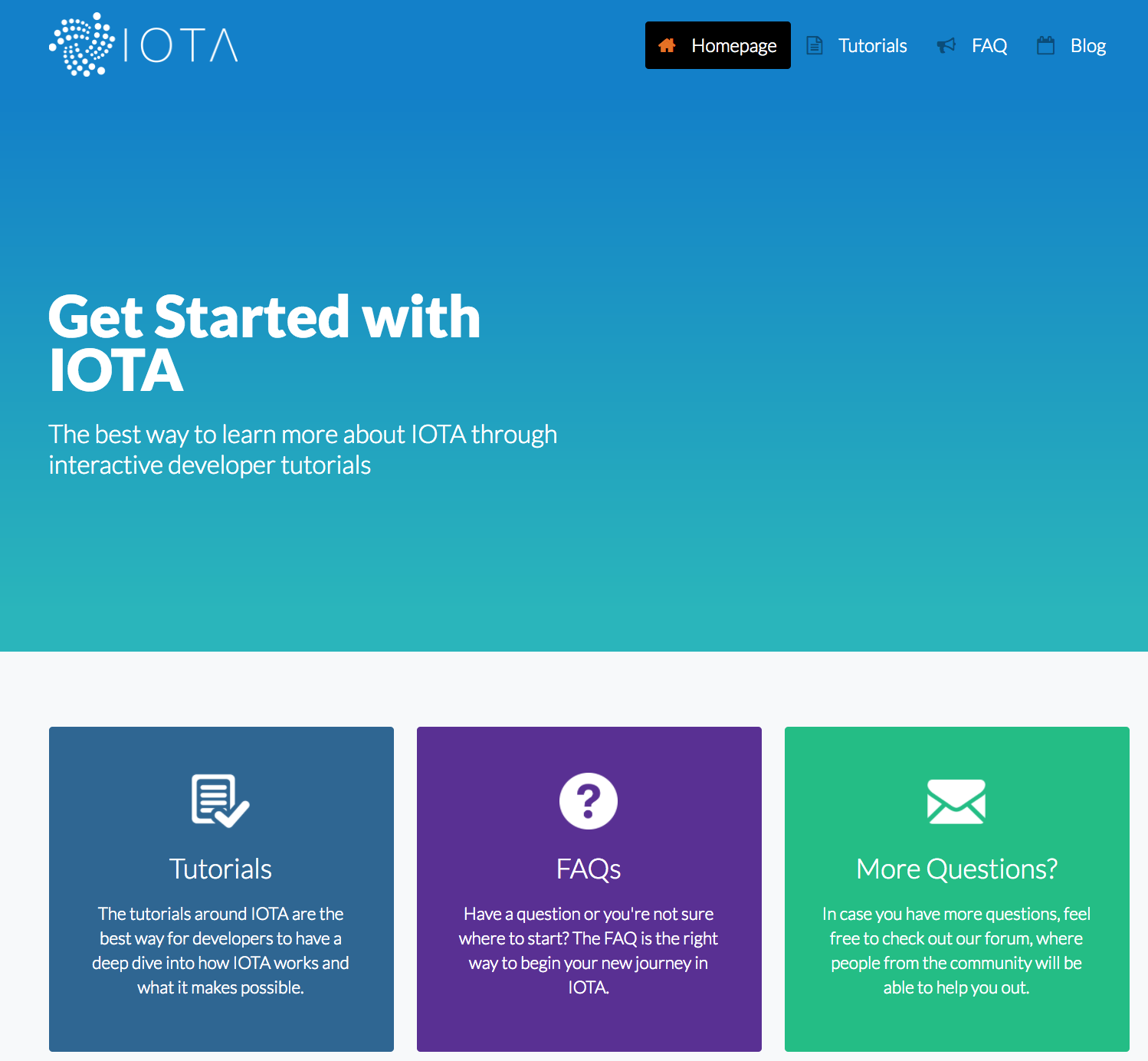 IOTA Learn: Community Developer Hub