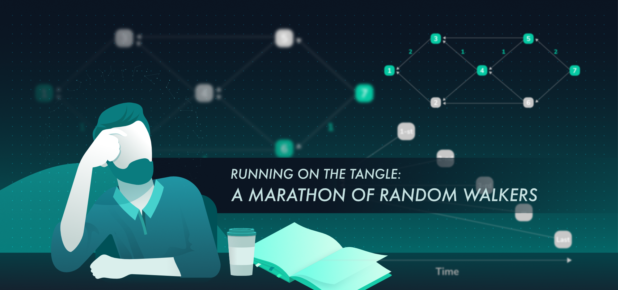 Running on the Tangle: a Marathon of Random Walkers