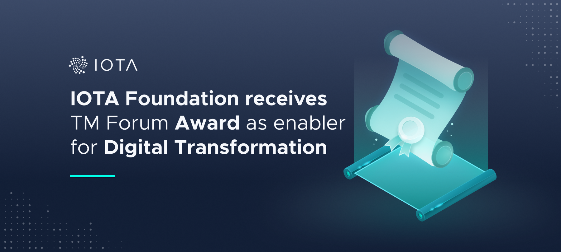 IOTA Foundation Receives TM Forum Award as Enabler for Digital ...