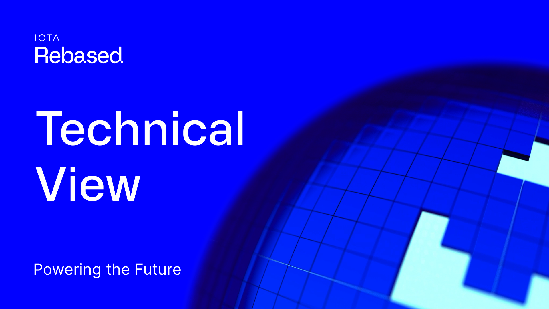 IOTA Rebased: Technical View